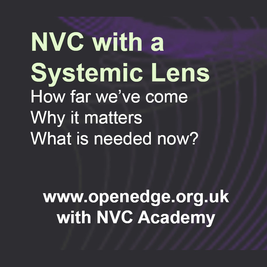 NVC with a Systemic Lens: How Far We’ve Come, Why it Matters, and What is Needed Now - NVC UK ...